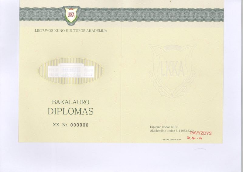 Studijų programos - Bakalauro diplomas